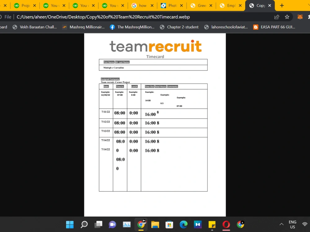 Professional Fillable PDF Form, Editable PDF Form, Searchable PDF | Upwork