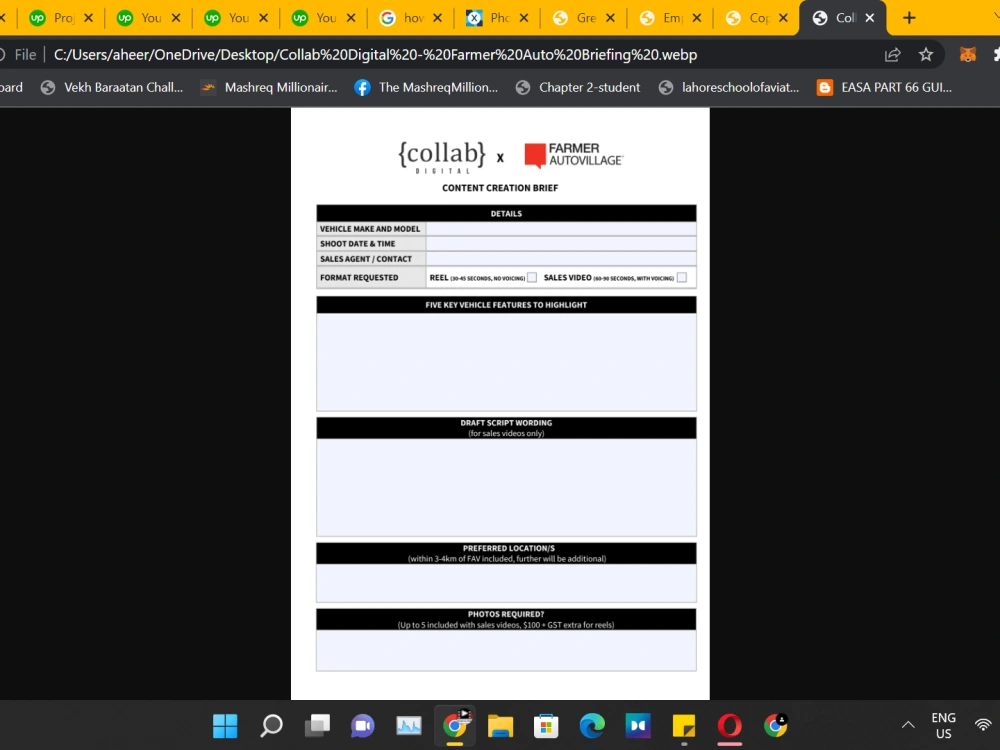 Professional Fillable PDF Form, Editable PDF Form, Searchable PDF | Upwork