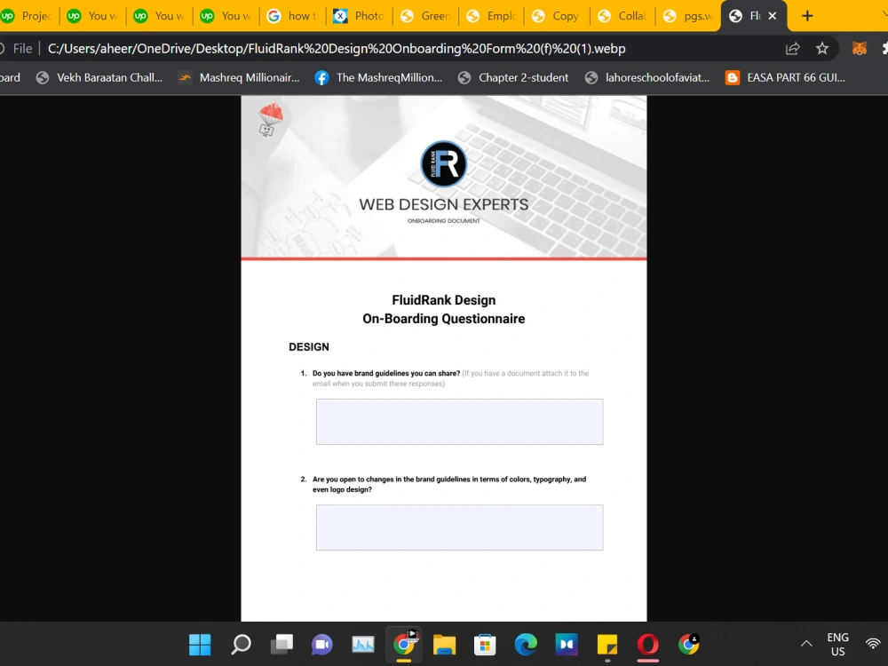 Professional Fillable PDF Form, Editable PDF Form, Searchable PDF | Upwork