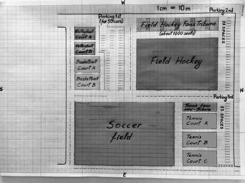 Functional sports object layout | Upwork