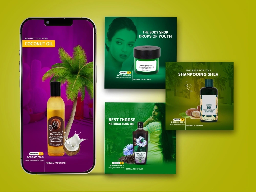 Professional social media post design for Facebook, Instagram posts etc ...