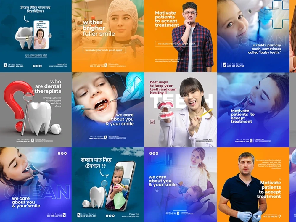 Professional social media post design for Facebook, Instagram posts etc ...