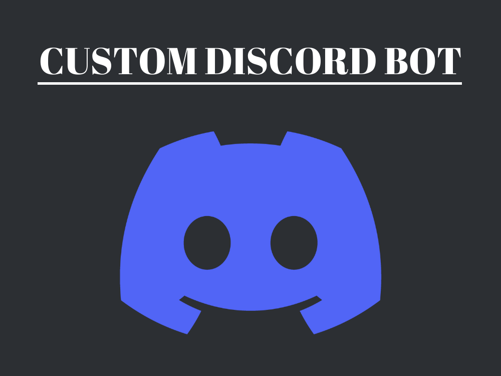 A custom discord bot | Upwork