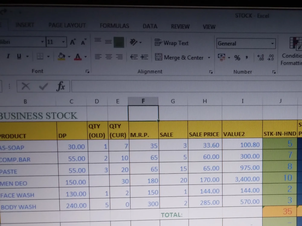 Perfect Data Entry done in MS Excel sheet and other typing work in MS ...
