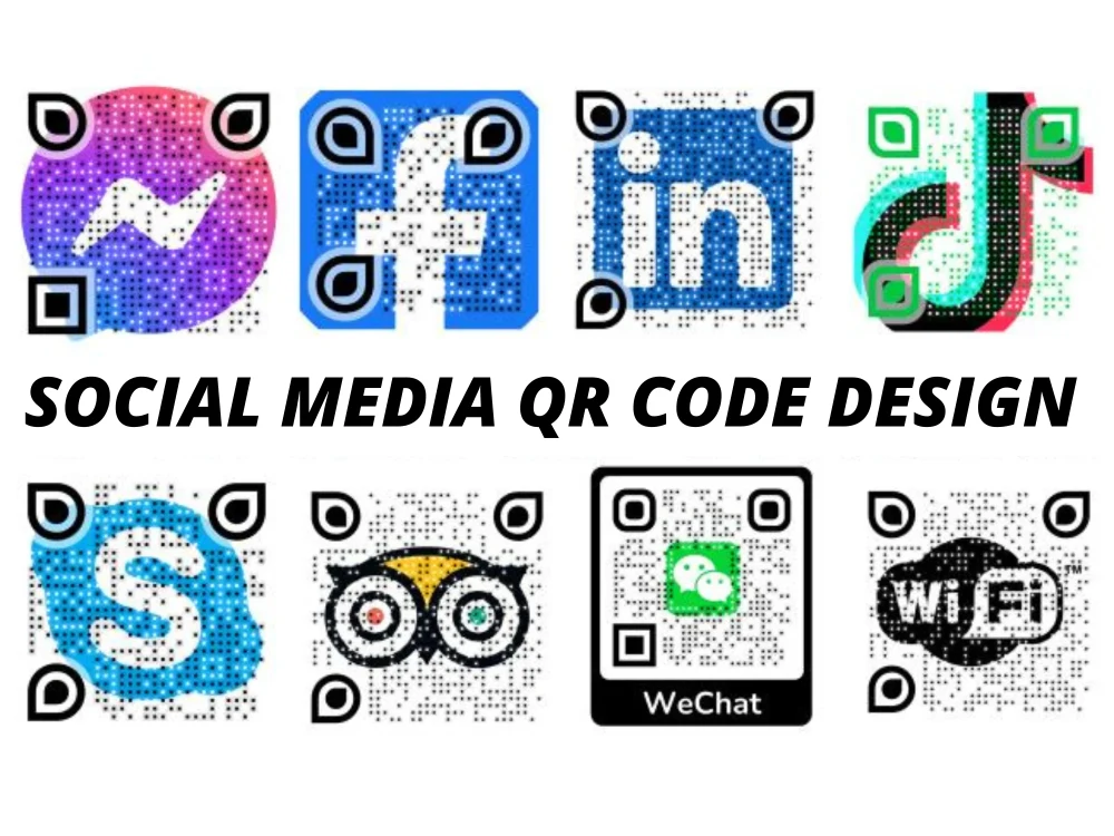 Professional Social Media QR Code Design with your Logo In 24hrs | Upwork