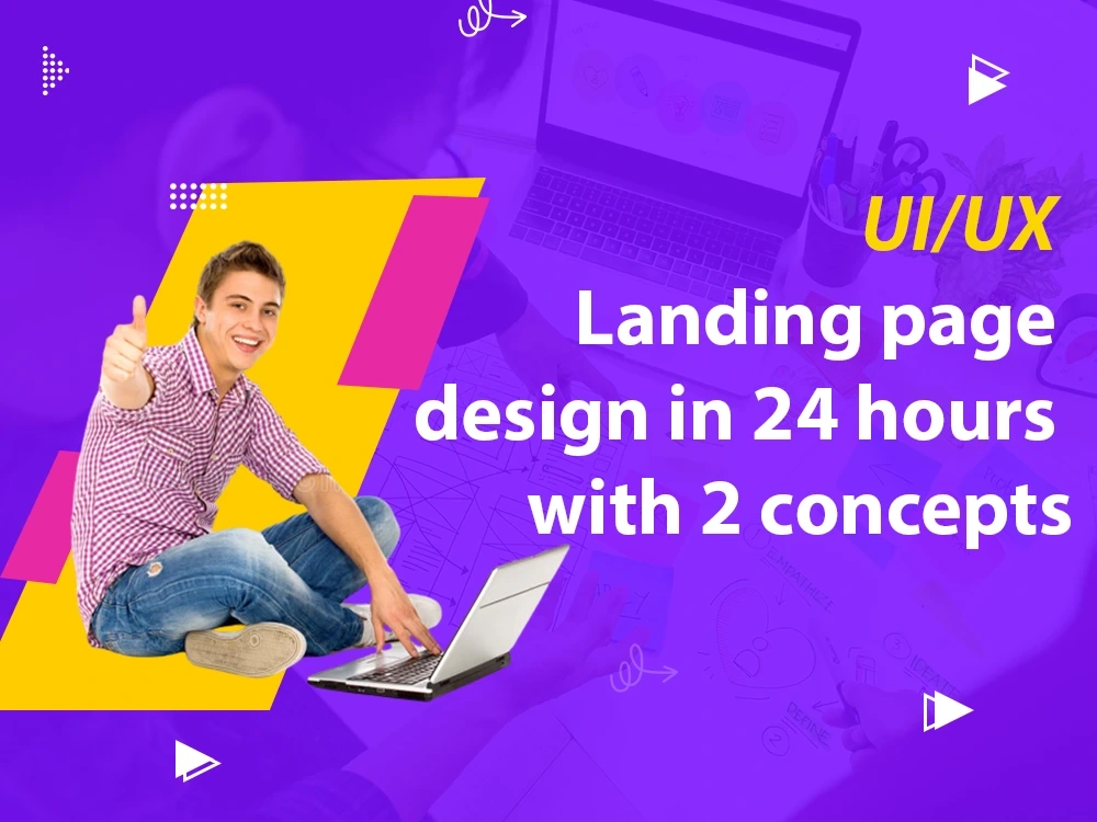 Homepage landing page UI UX website mockup design | Upwork