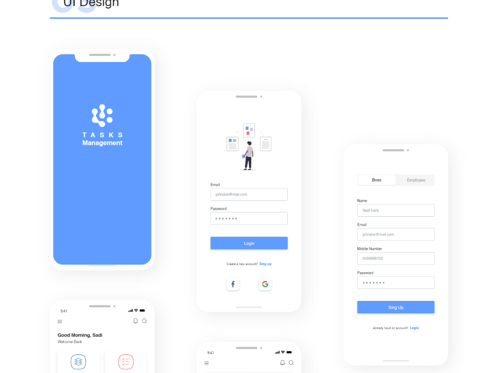 An amazing UI/UX Design for your Mobile Apps in Figma | Upwork