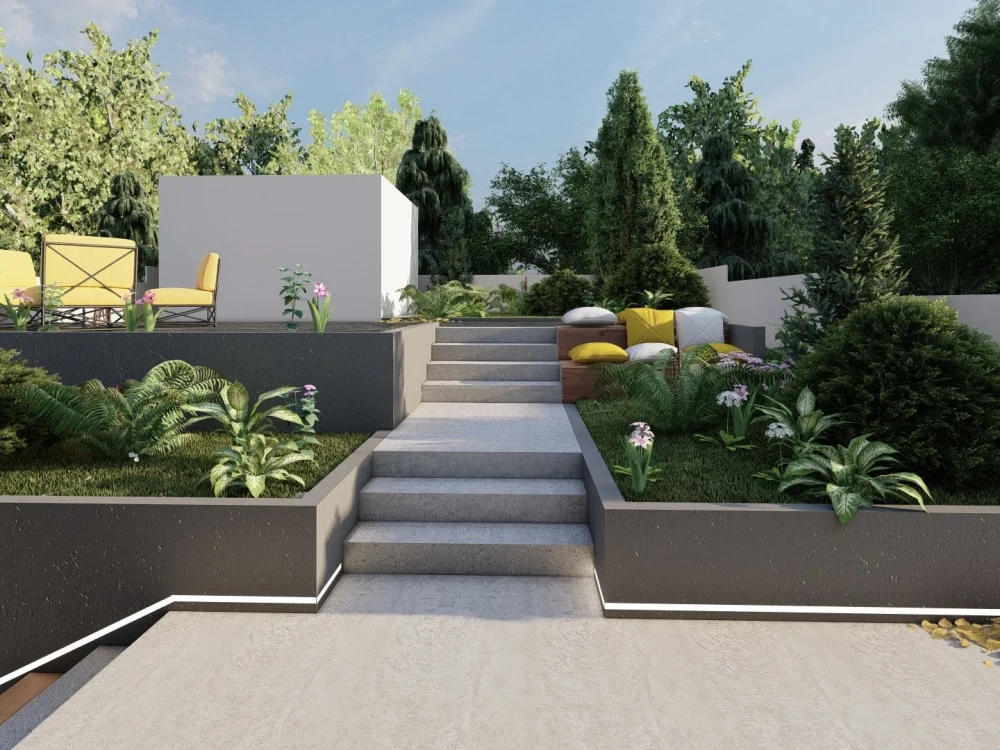 Landscape design project for a small family house | Upwork
