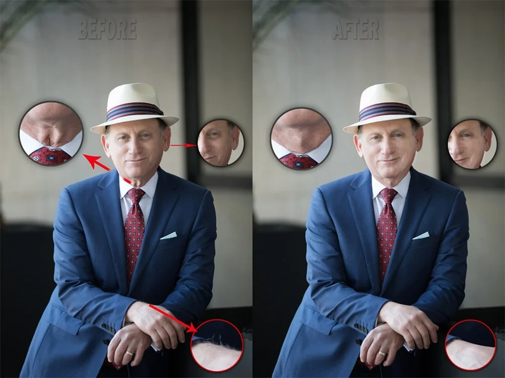 Amazing image retouching or wrinkle editing for your image | Upwork