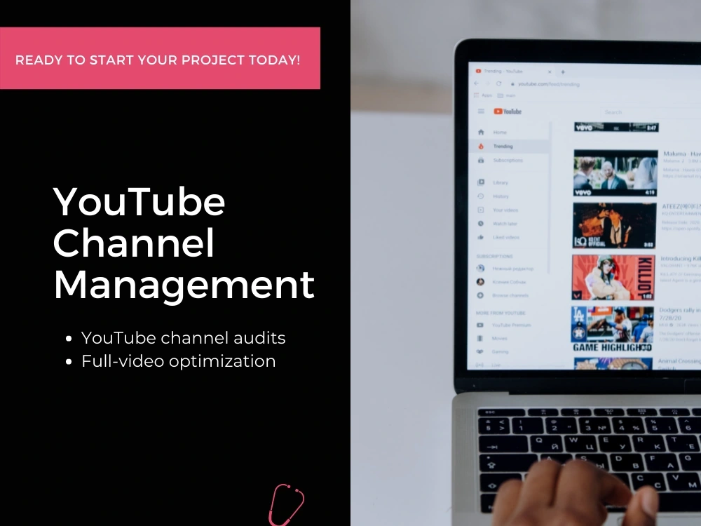 YouTube channel management to optimize your channel | Upwork