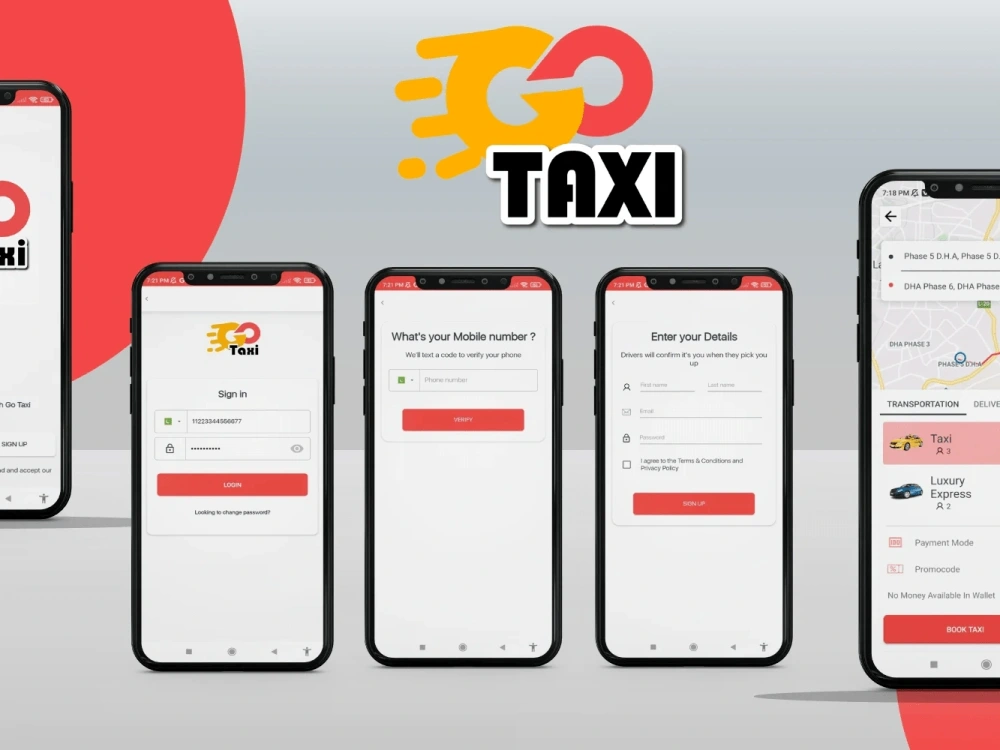 Taxi booking or a ride-hailing app | Upwork