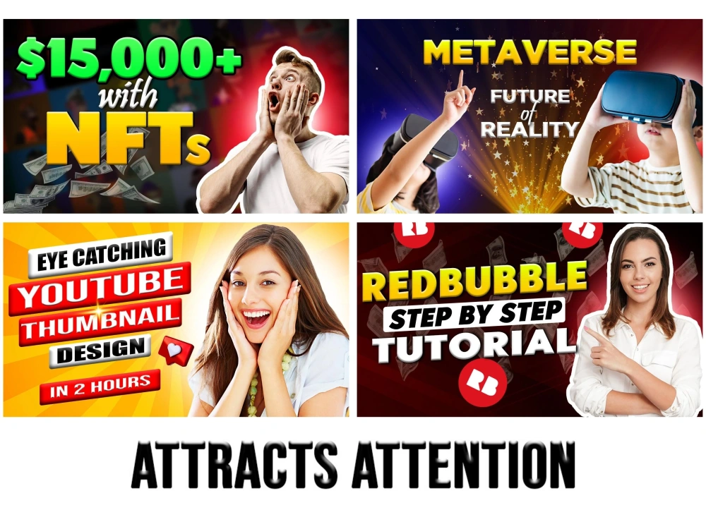 Eye Catching YouTube thumbnail design | Upwork