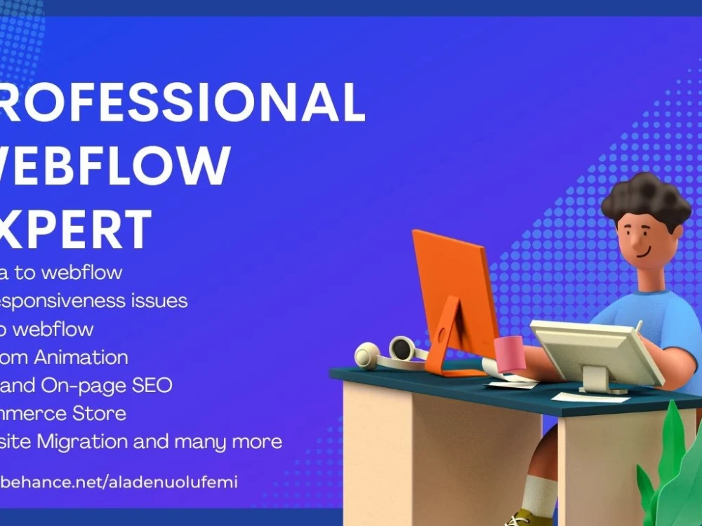 A responsive webflow website | Upwork