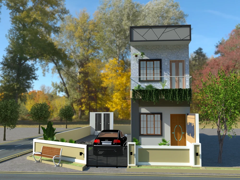 Realistic view of your house. Also you will get 2d and 3d designs done ...