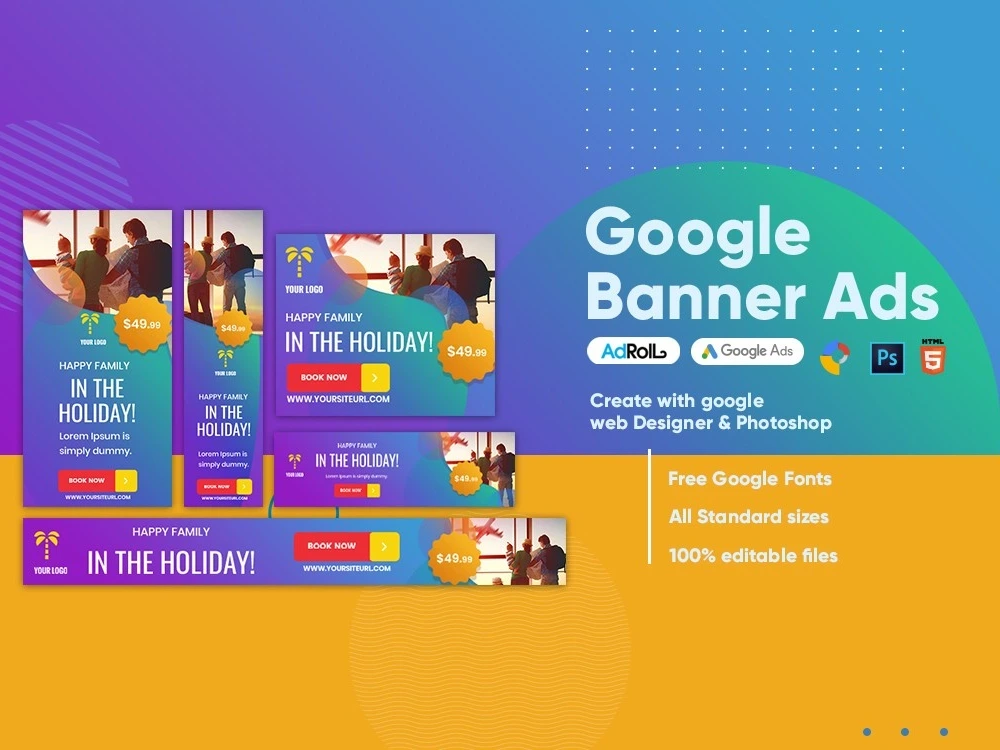 Professional design static banner ads for your business | Upwork