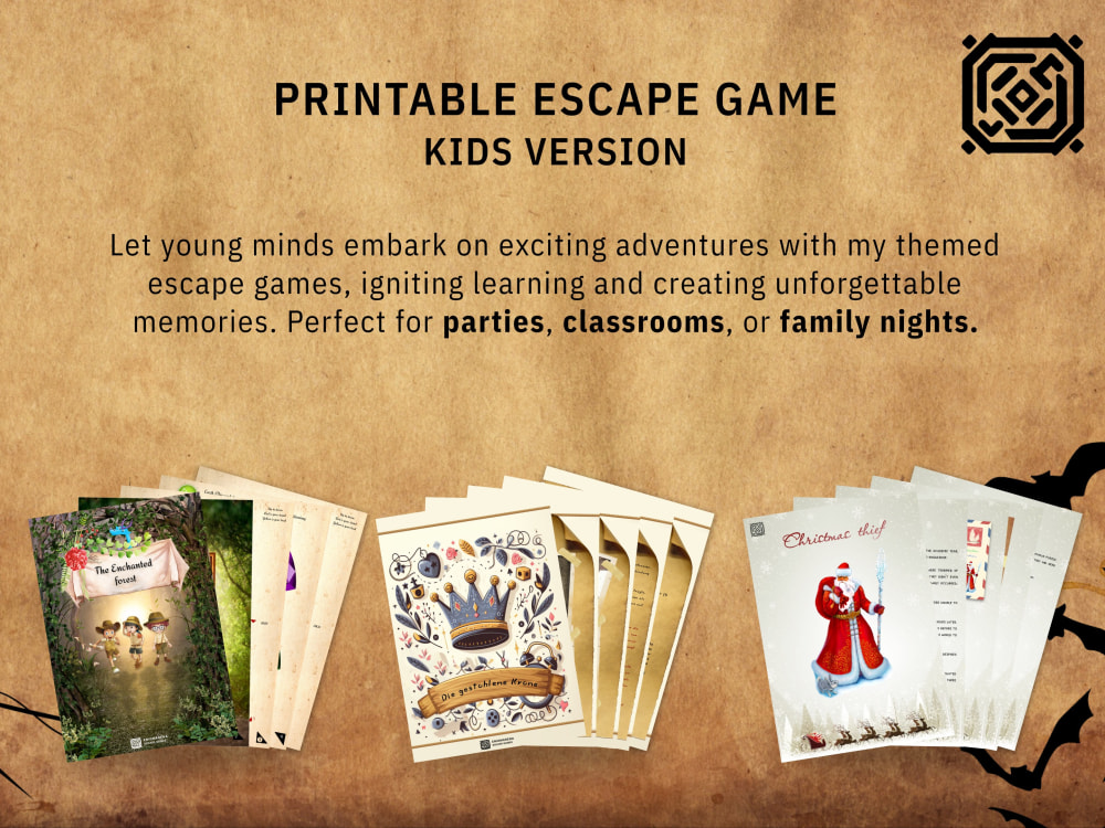 Escape room game scenario puzzles and graphics | Upwork