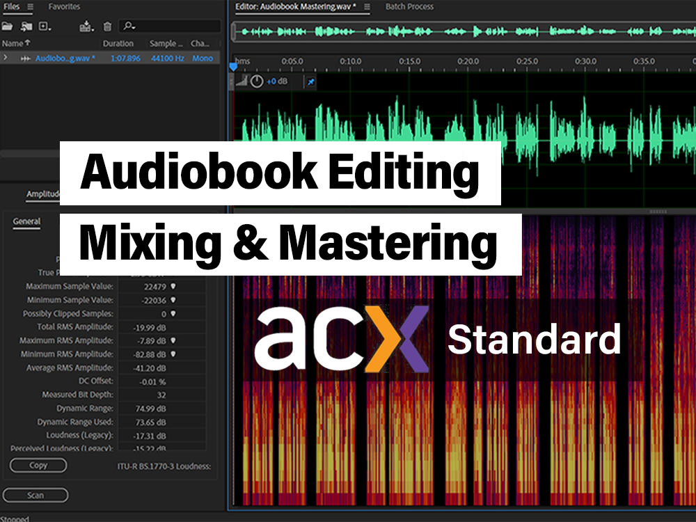 Audiobook edited and mastered to ACX Standard | Upwork