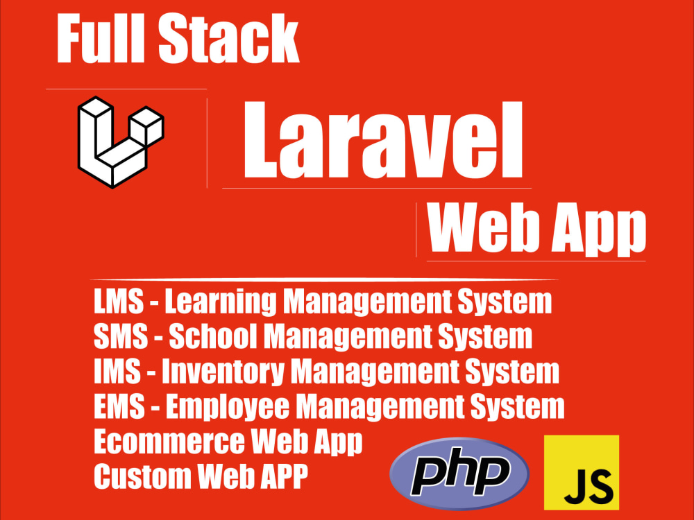 Custom Laravel web app/portal, e-commerce web, SMS, LMS, IMS, CRM, POS | Upwork