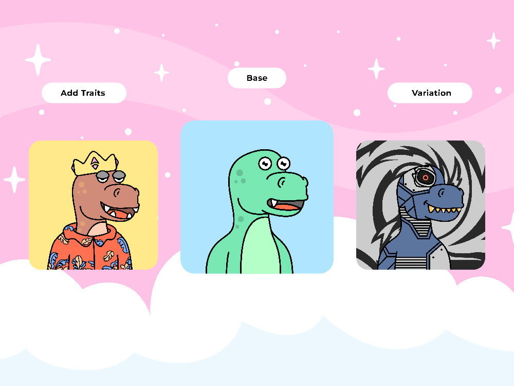 Doodle style nft art cartoon character illustration collection | Upwork