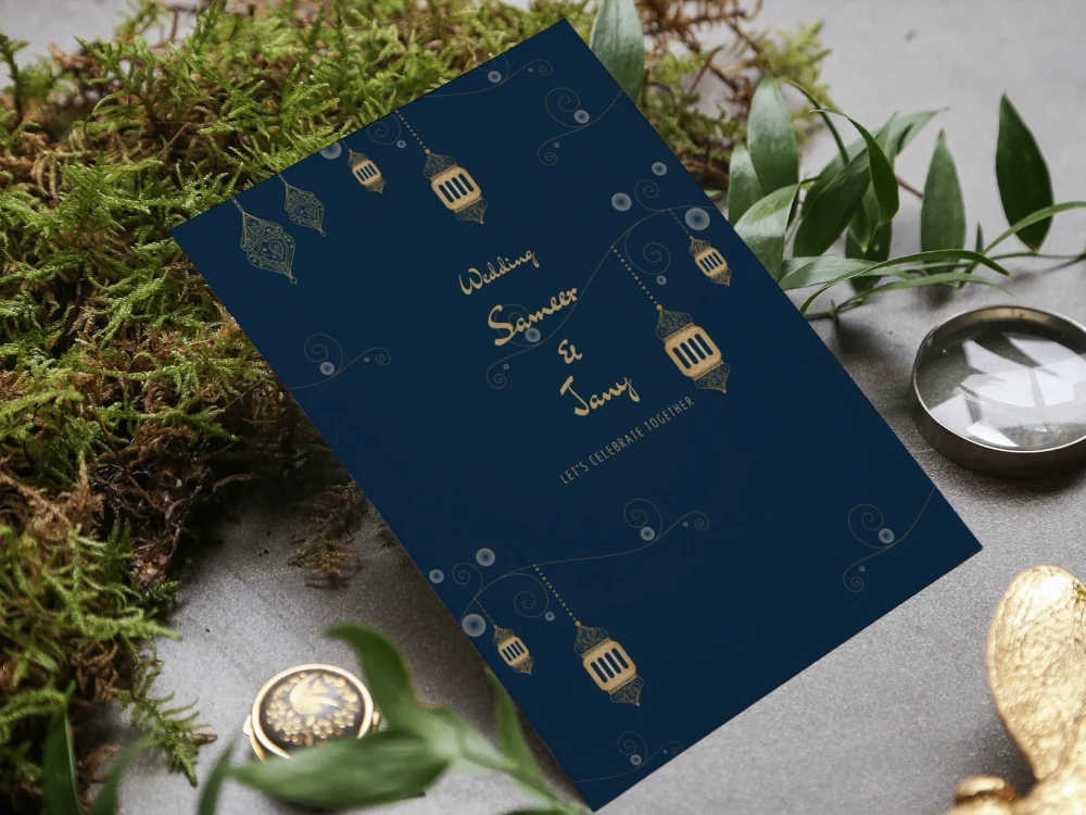 An amazing invitation card design for your wedding | Upwork