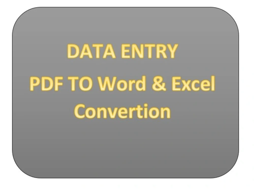 An amazing Data Entry Expert for You | Upwork