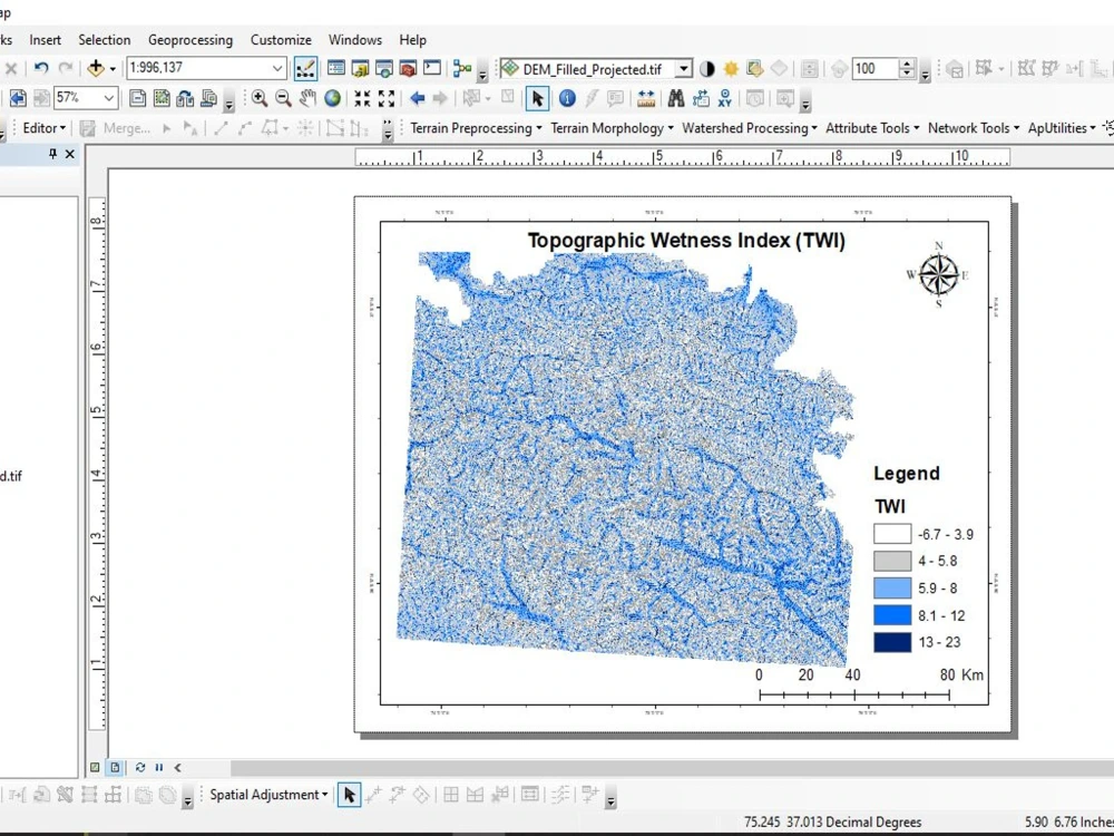 Beautiful GIS maps in ArcGIS and QGIS | Upwork