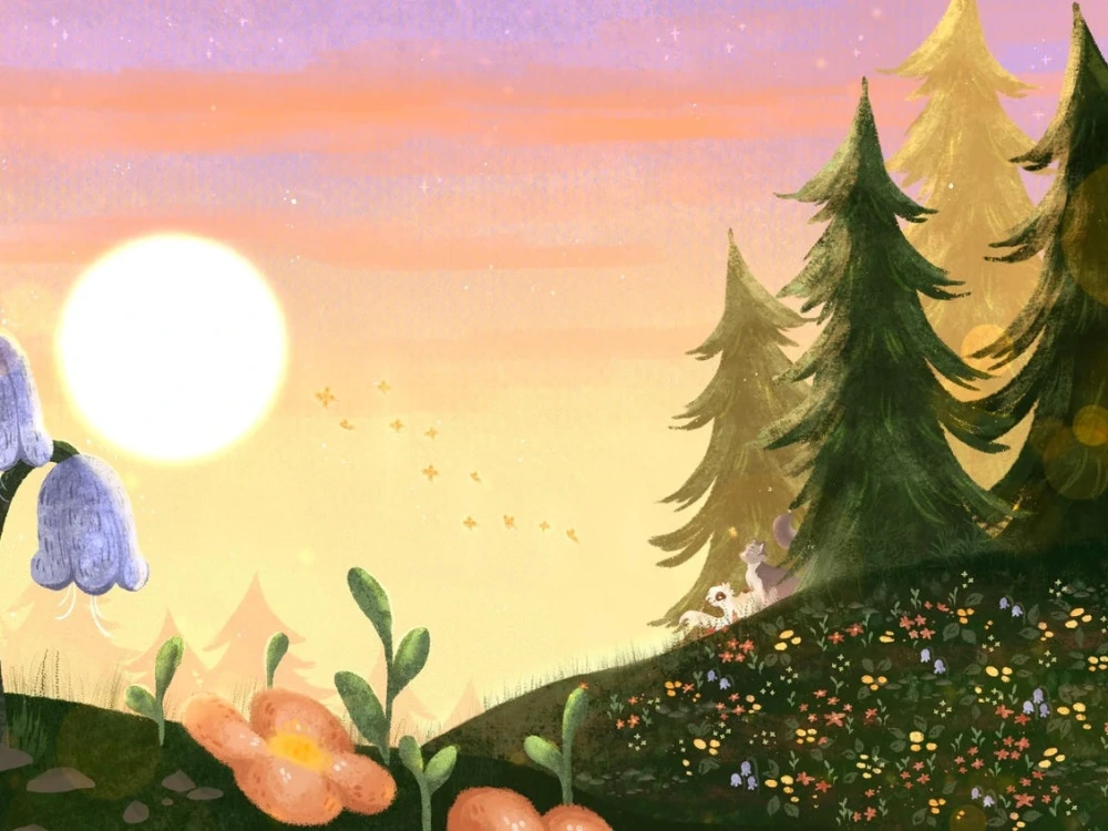 A full scene illustration | Upwork