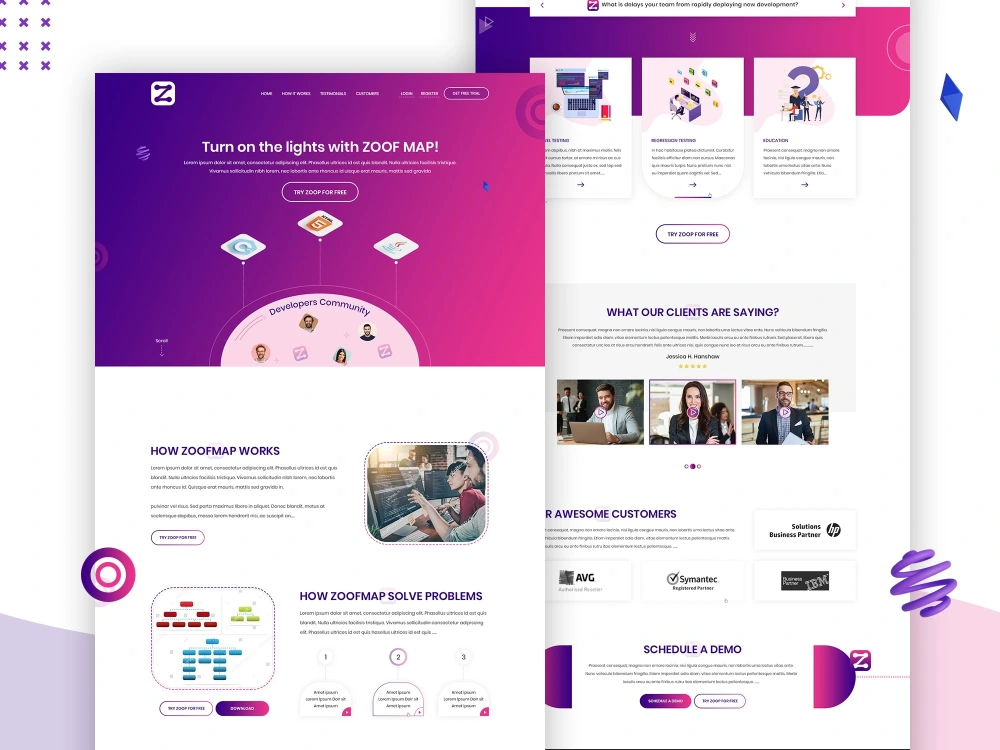Pixel Perfect Website or Landing Page UI/UX Design in Figma or PSD | Upwork