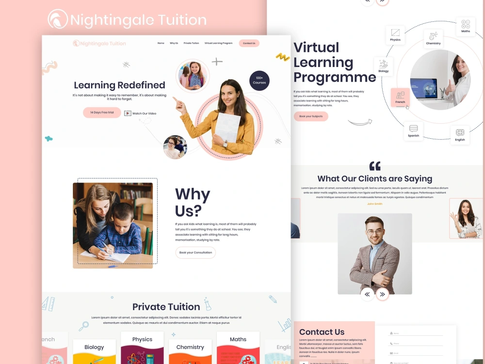 Pixel Perfect Website or Landing Page UI/UX Design in Figma or PSD | Upwork