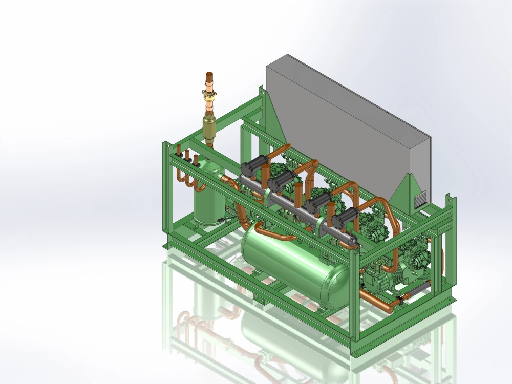 Design parallel 4 compressors for the refrigeration system | Upwork