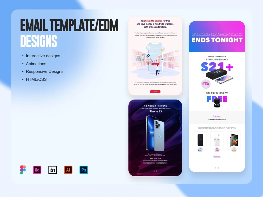 Amazing Email Template/EDM Designs | Upwork