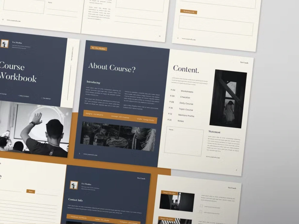 A Bespoke Workbook, Worksheet, Fillable Form, Planner layout design ...