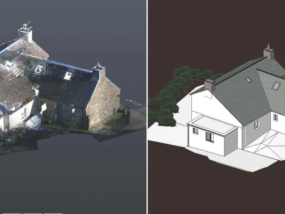 Revit BIM model from Point Cloud, RCP & Scan/ Matter port file. | Upwork