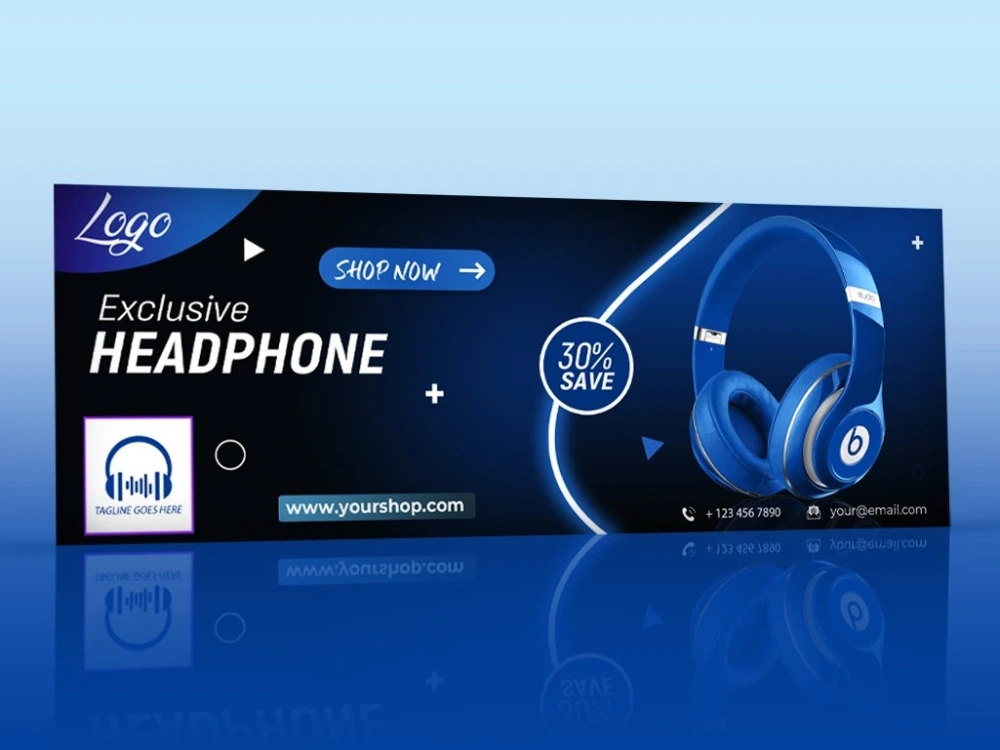 A facebook cover, social media header, banner | Upwork