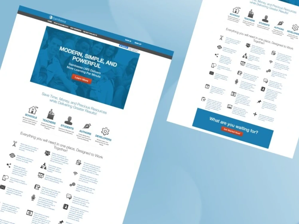 Landing Page Implementation from scratch to live ( UI/UX Design+HTML ...
