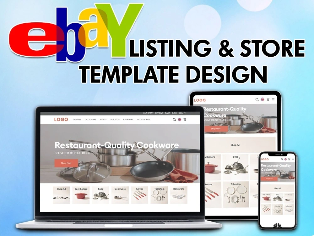 EBay store design and listing template | Upwork