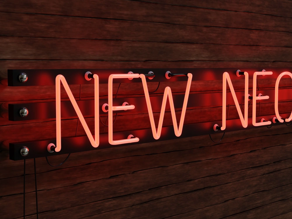 Realistic 3d neon sign | Upwork