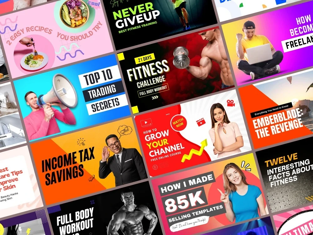 More attractive youtube thumbnails for your videos | Upwork