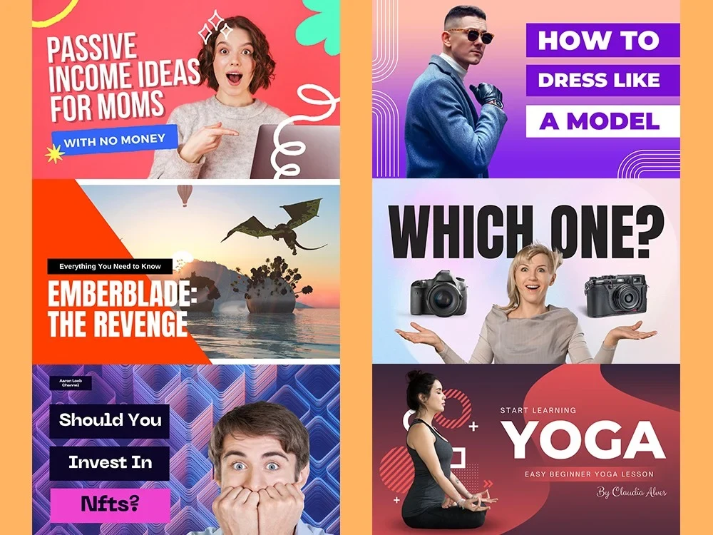 More attractive youtube thumbnails for your videos | Upwork