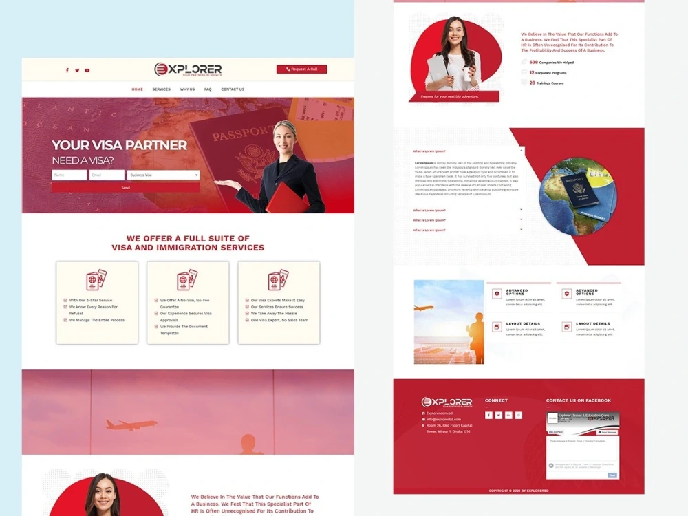 A Modern Responsive Wordpress Website Upwork