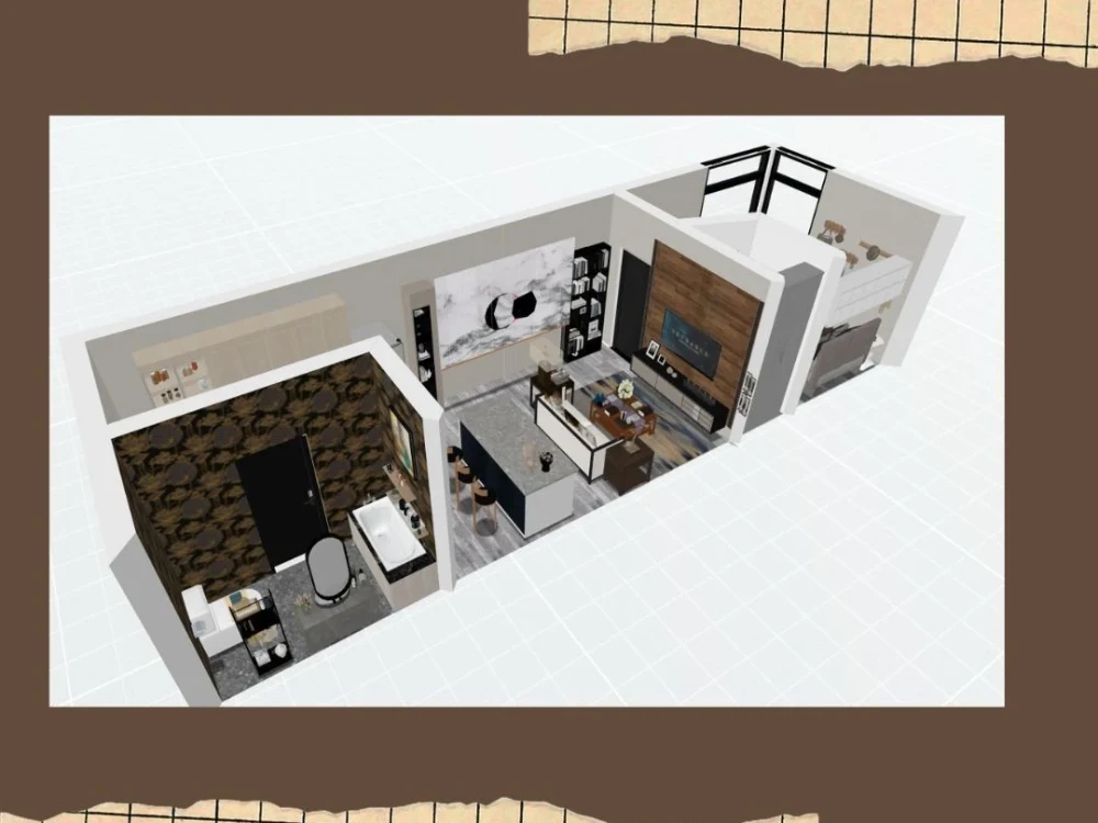 A 3D Interior Design and Rendering with Floor Plans | Upwork