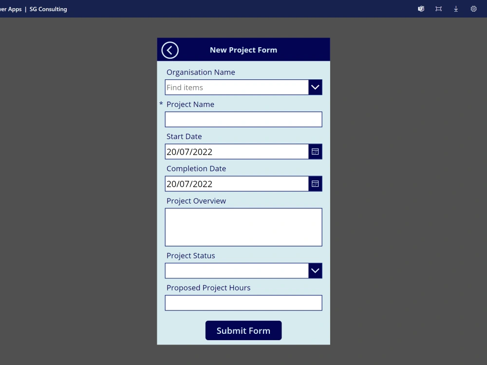 A custom-built app through Microsoft Power Apps | Upwork
