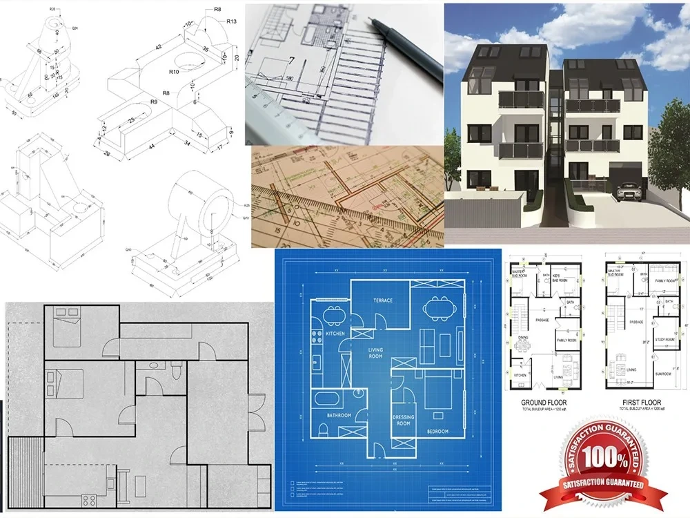 Modern 2D Floor Plan and architectural Drawings in 24 hours | Upwork