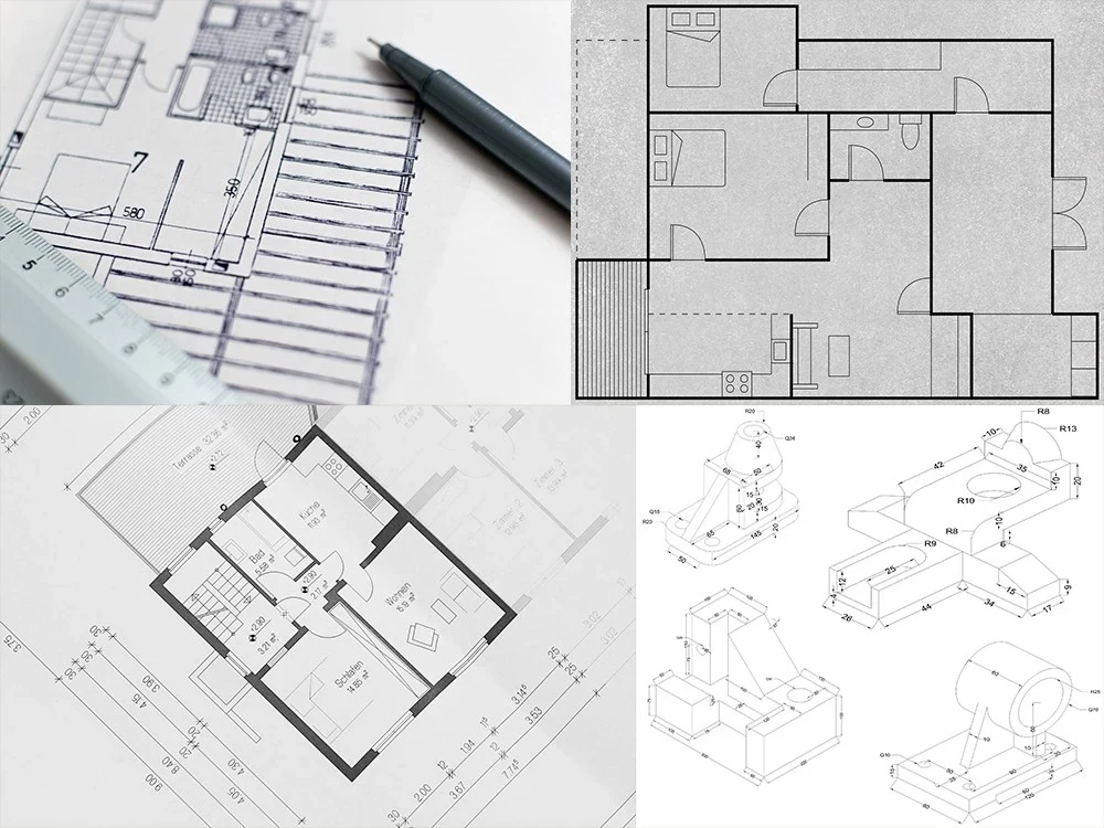 Modern 2D Floor Plan and architectural Drawings in 24 hours | Upwork