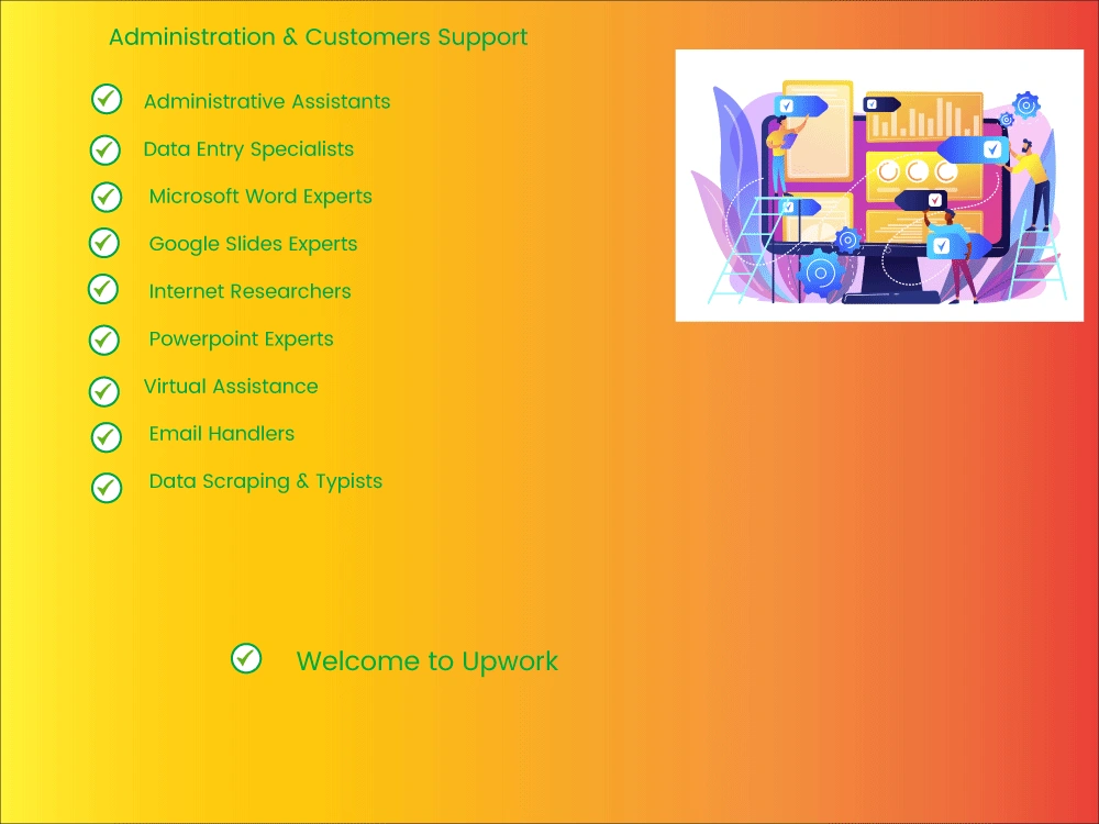Effective service of administration & Customers support on-time delivery . | Upwork