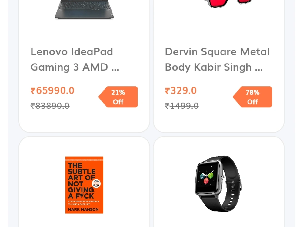 E-commerce apps (android, ios) | Upwork