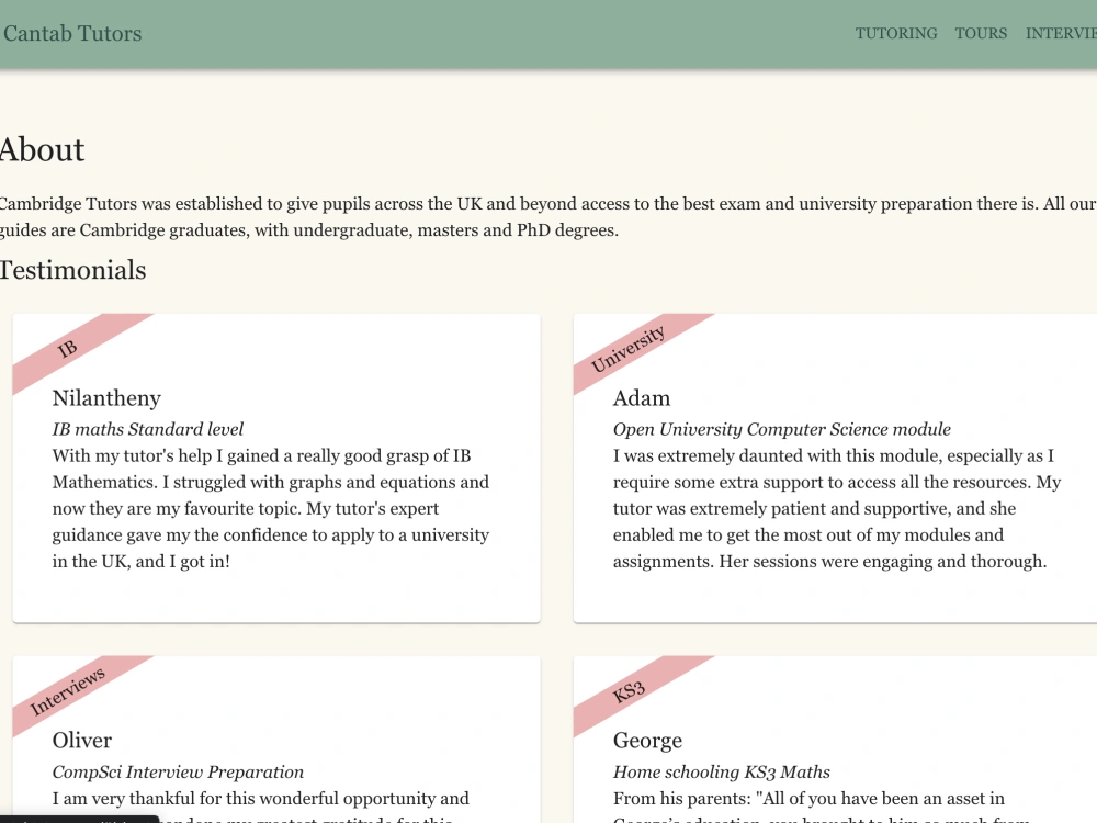 Static site, with menus, navigation, images, posts and a contact page ...
