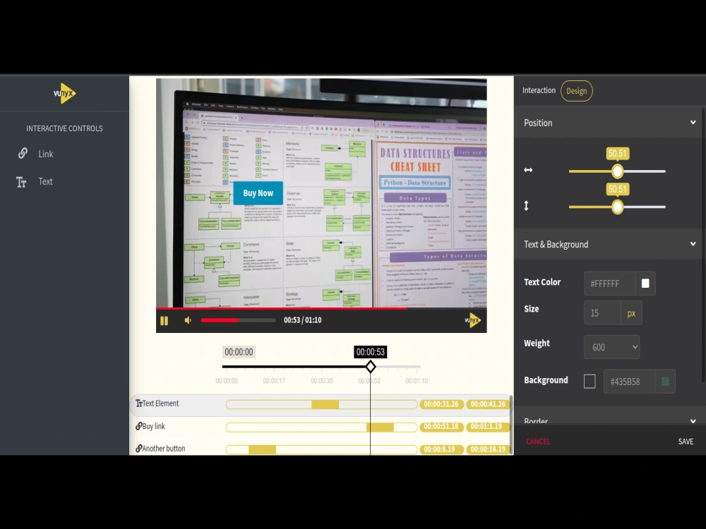A ready interactive video maker webapp like hihaho, wirewax hapyak | Upwork