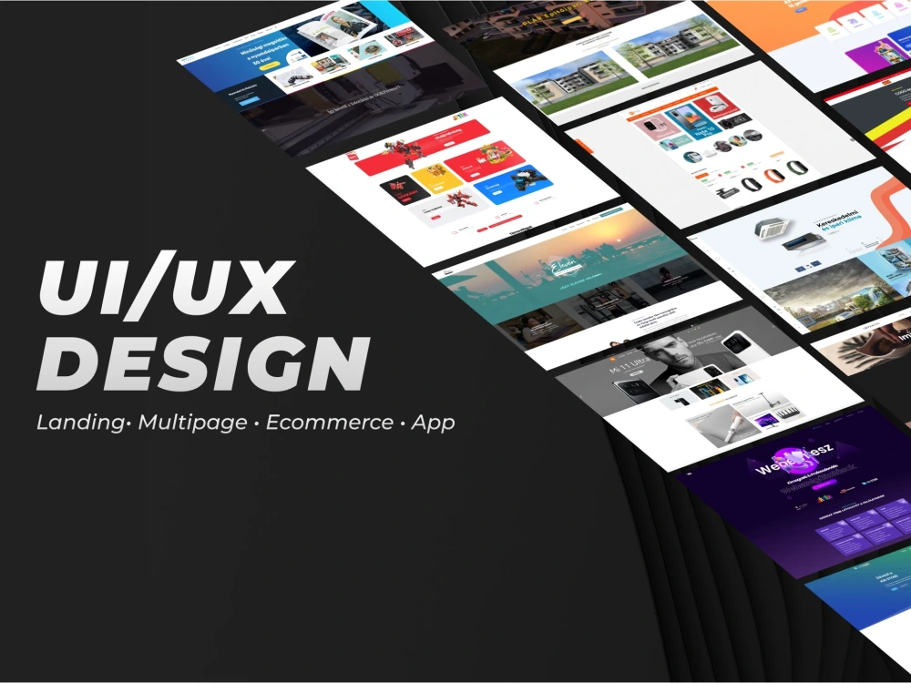A fully responsive UI/UX design for landing, app or ecommerce site in ...