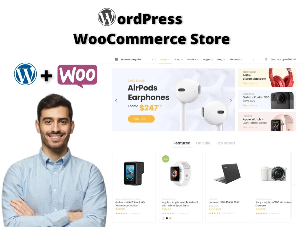 Attractive Design Ecommerce Web Store Wordpress Woocommerce Store Upwork
